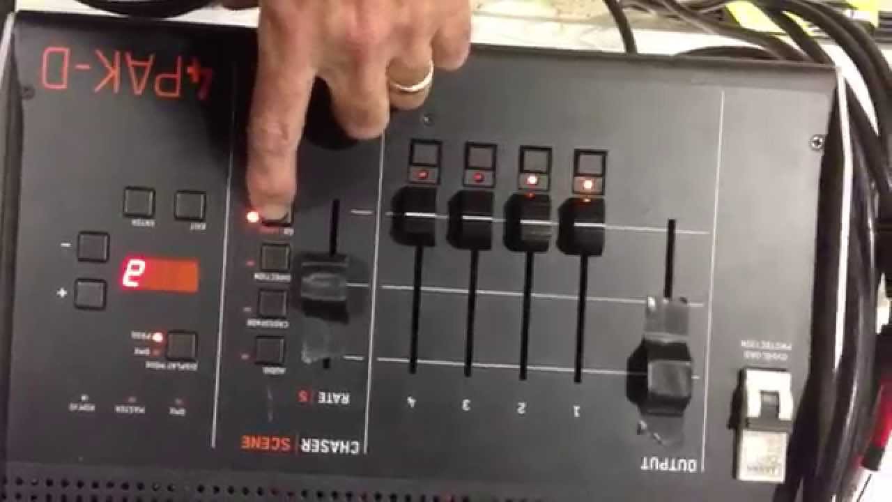 Lighting Hire - The Jands 4 PAK Dimmer - YouTube