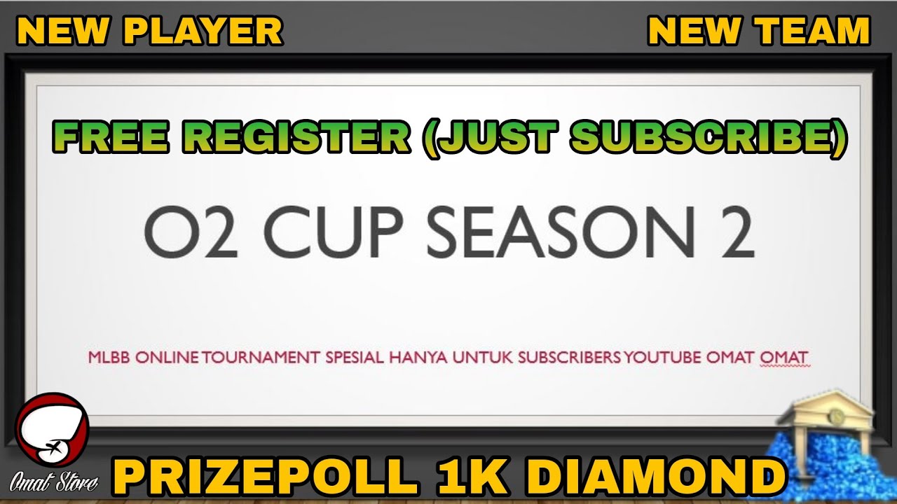 JOIN THE FIGHT O2 CUP SEASON 2 !!! PRIZEPOOL 1OOO DIAMOND + E ...