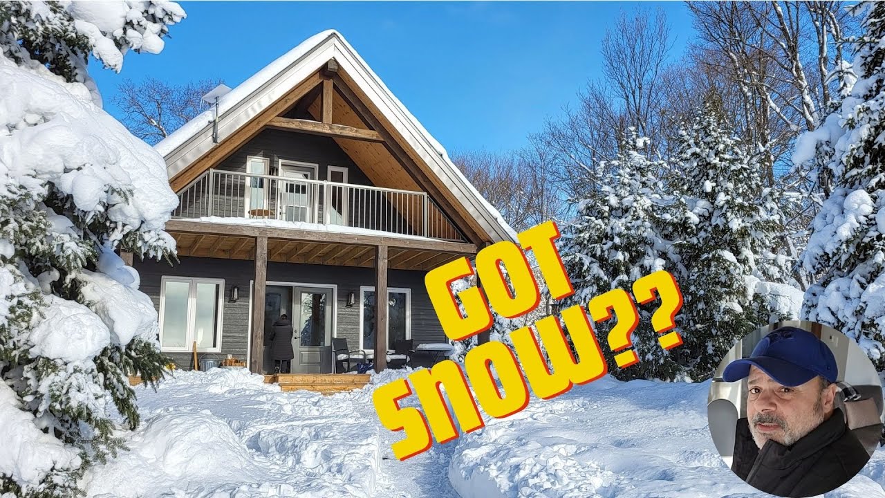 Back to our Little Canadian Cabin Where Mother Nature ain't Playin ...