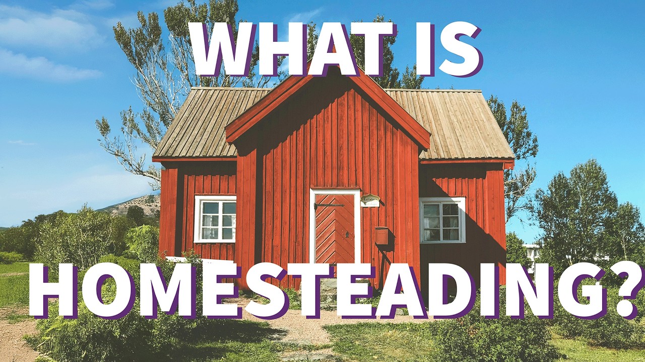What is Homesteading? - YouTube