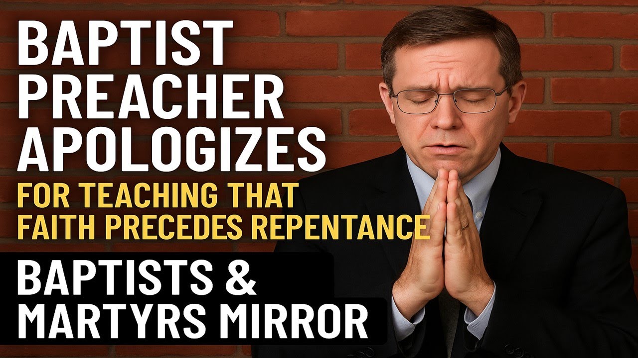 Baptist Preacher Apologizes for TEACHING that "FAITH precedes ...