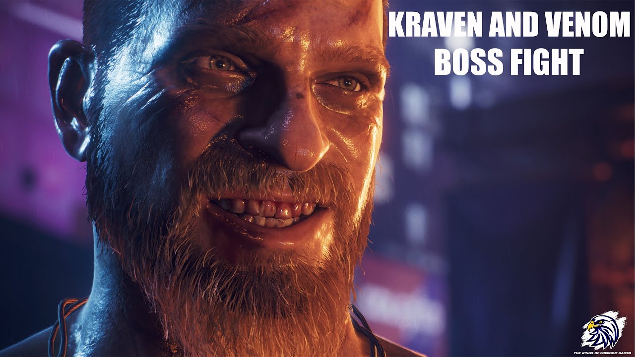 Spider-Man 2 | KRAVEN THE HUNTER VS VENOM Full BOSS FIGHT, KRAVEN Death ...