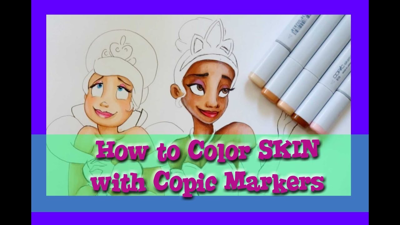 How To Color SKIN With COPIC Markers dramaticparrot YouTube How To Color SKIN With COPIC Markers dramaticparrot YouTube