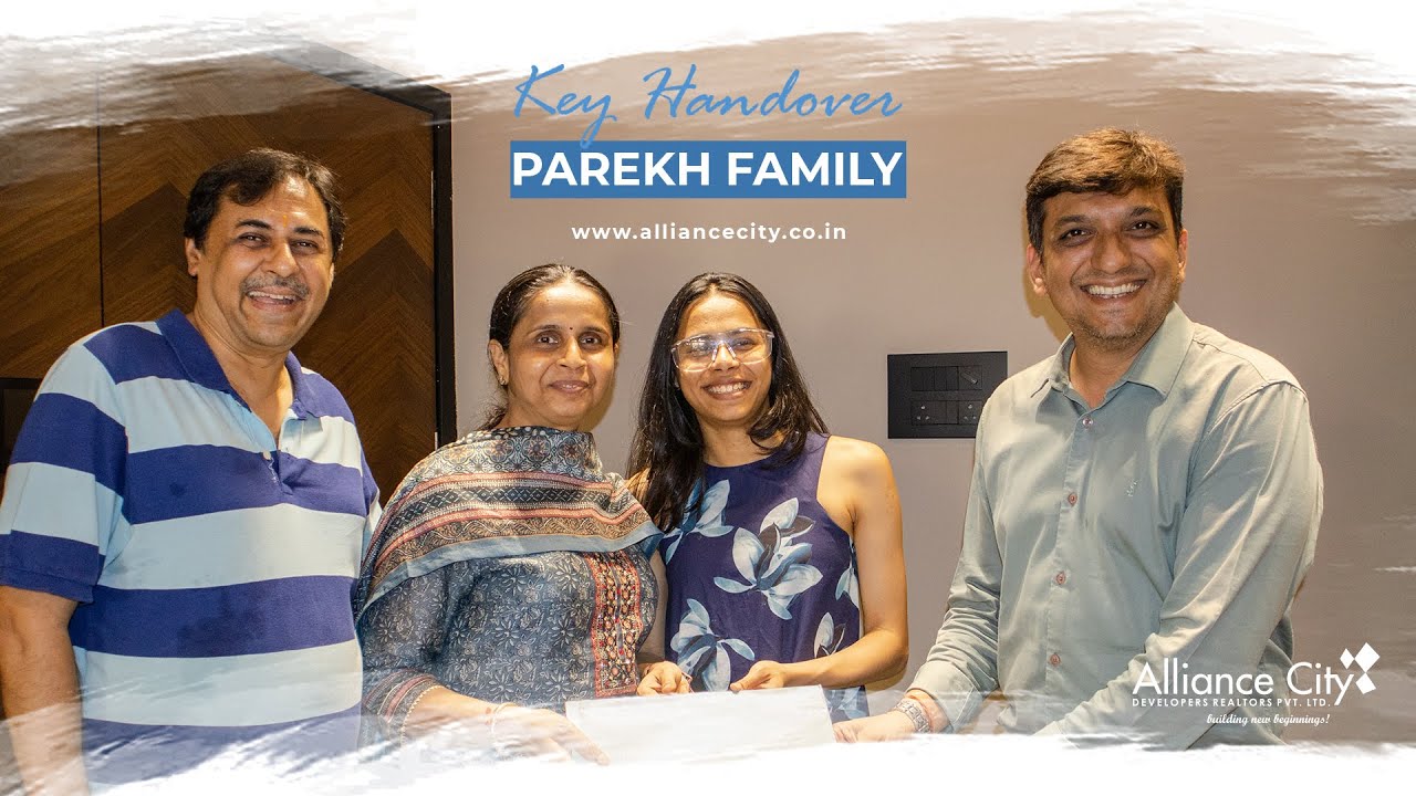 Flat Handover to Parekh Family at Nirmal Milan - YouTube