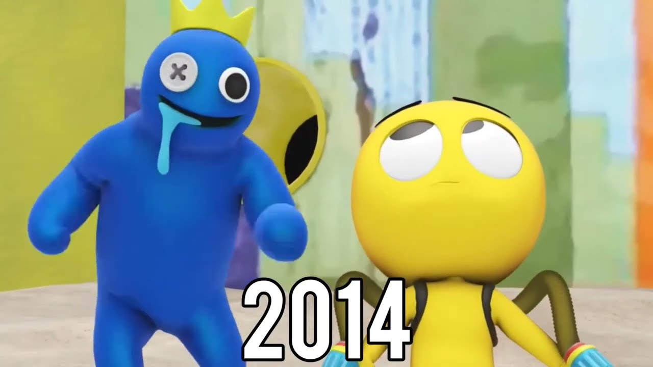 Evolution of Blue Rainbow Friends - YouTube