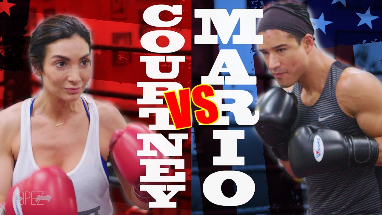 Mario and Courtney Lopez Boxing Match! - YouTube