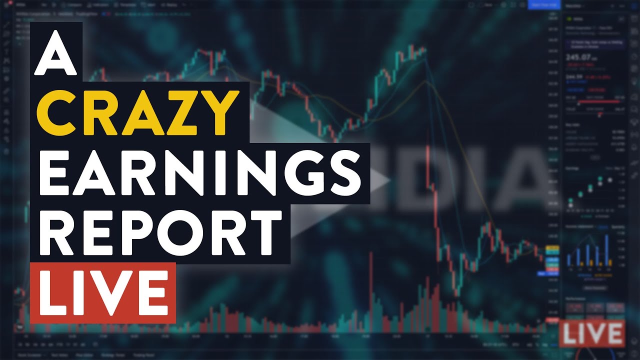 Watch a CRAZY Stock Earnings Report... LIVE! (Trading 101) - YouTube