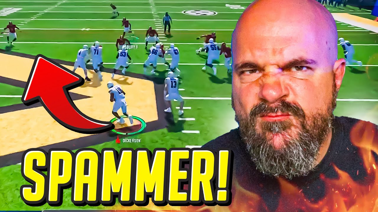 My Opponent SPAMMED HB DIRECT SNAP All Game with Eric Dickerson in ...