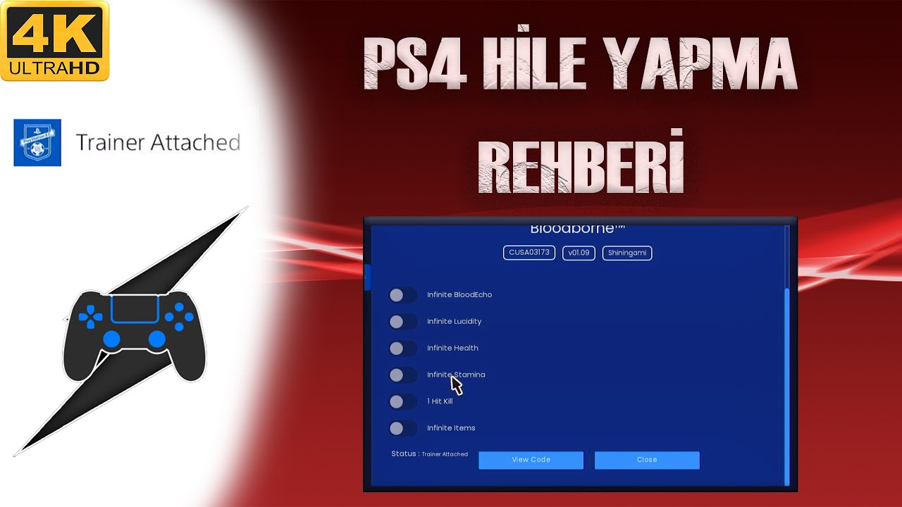 PS4 Cihazlarında Bütün Oyunlar İçin Hile Yapma Rehberi / Install Cheats ...