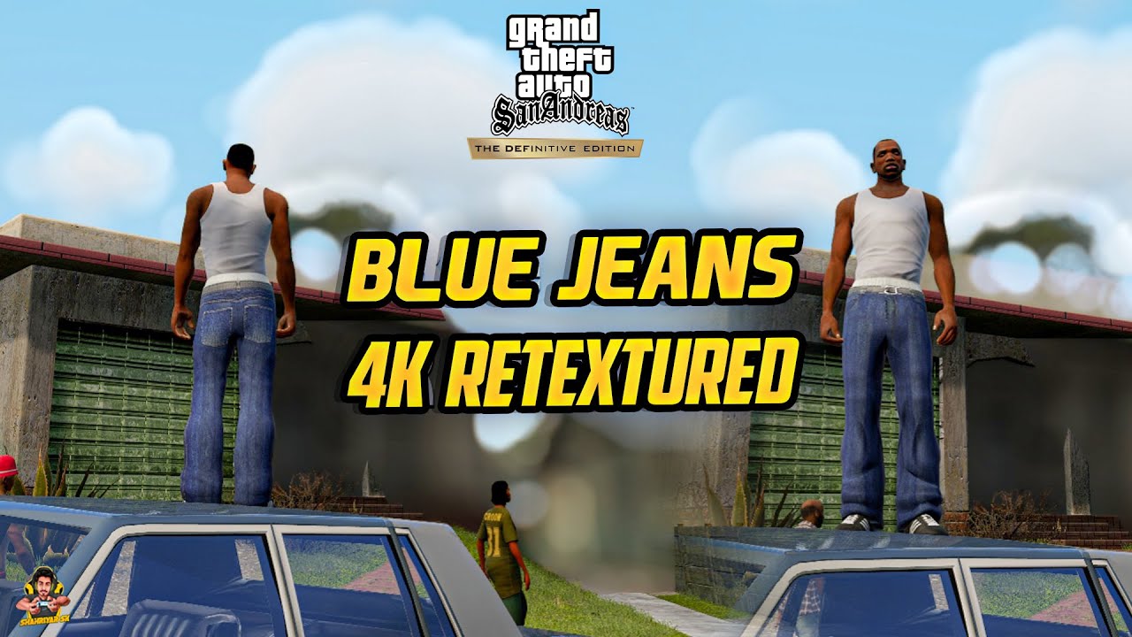 Blue Jeans Retextured HD 4k mod GTA San Andreas Definitive Edition ...