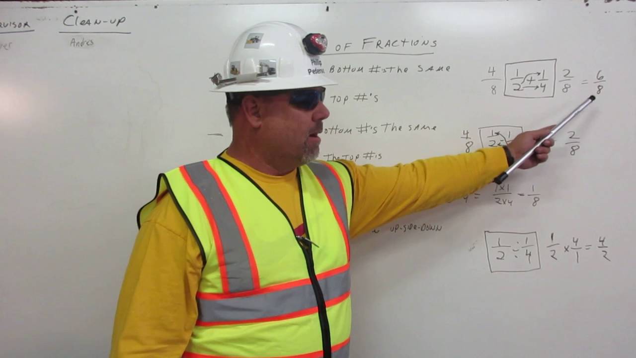 Basic Math 7 Rules Of Fractions - YouTube