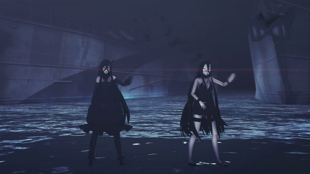 [MMD] Kancolle [Number 9(Awaclus Metal Remix)] Battleship Princess ...