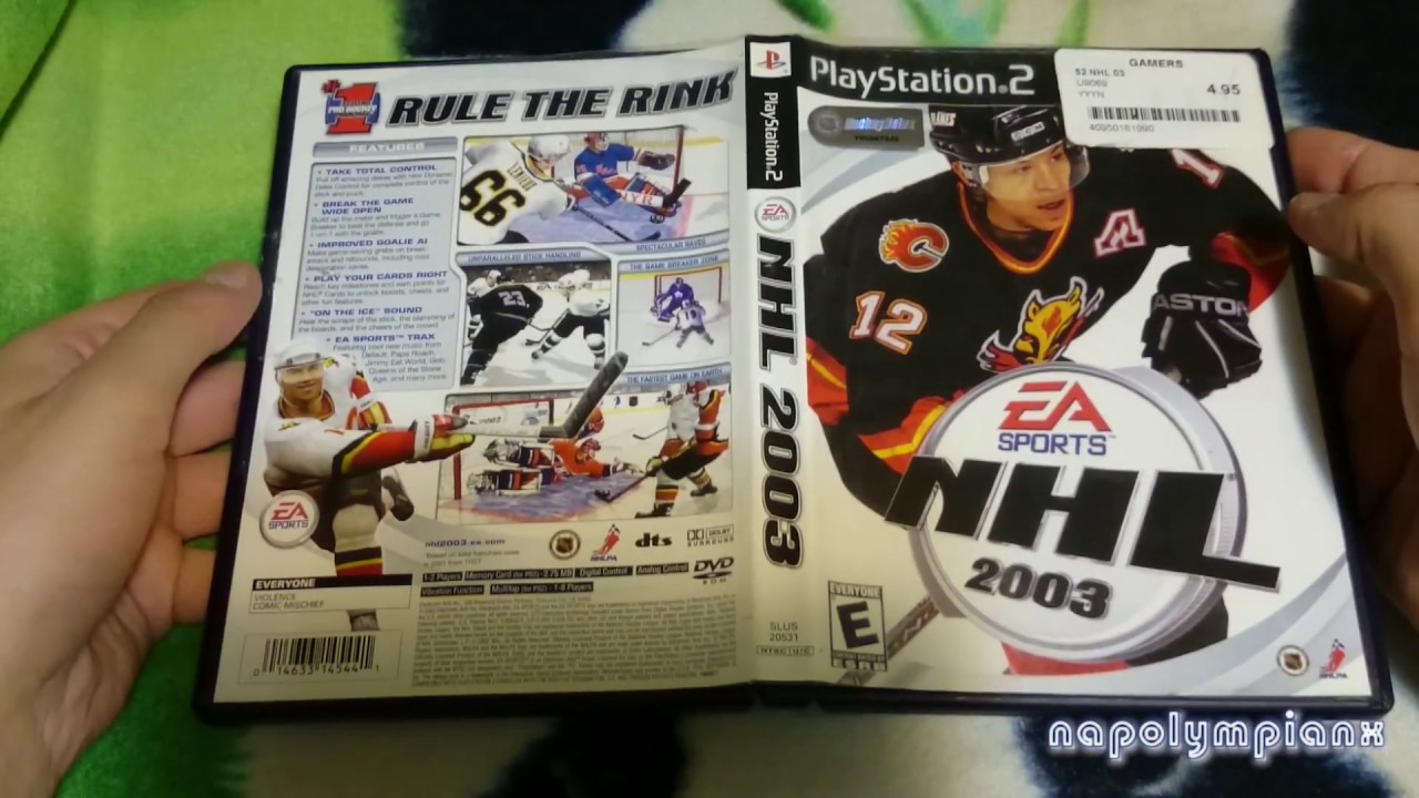 NHL 2003 Unboxing Black Label Complete PS2 - YouTube