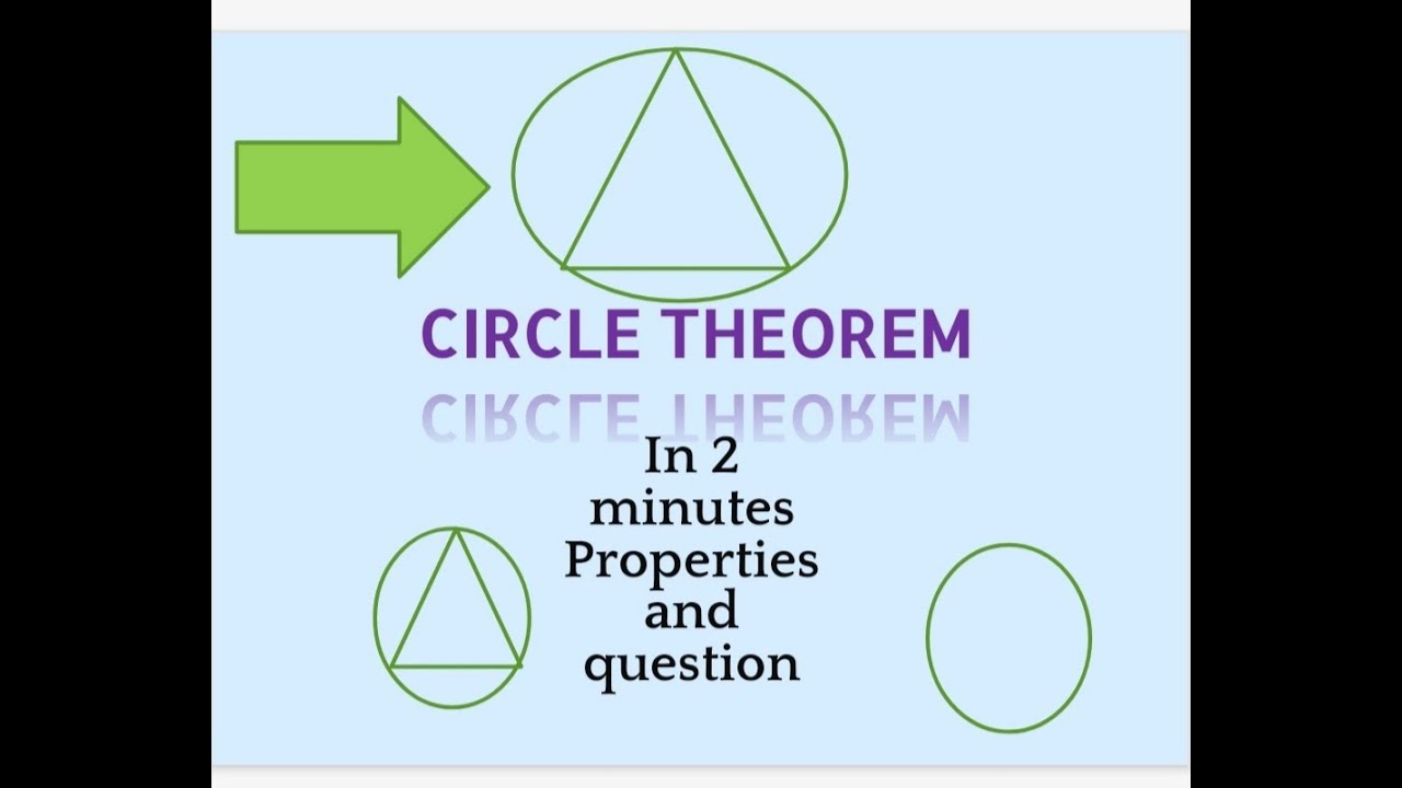 Circle theorem / Properties and question of circle theorm - YouTube