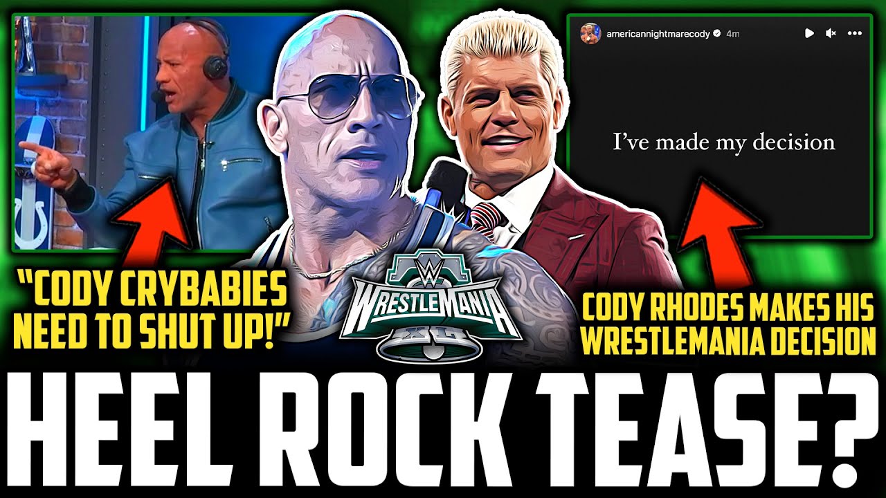 WWE The ROCK HEEL HOLLYWOOD TEASE? | SHOOTS On "Cody Crybabies" | Cody ...