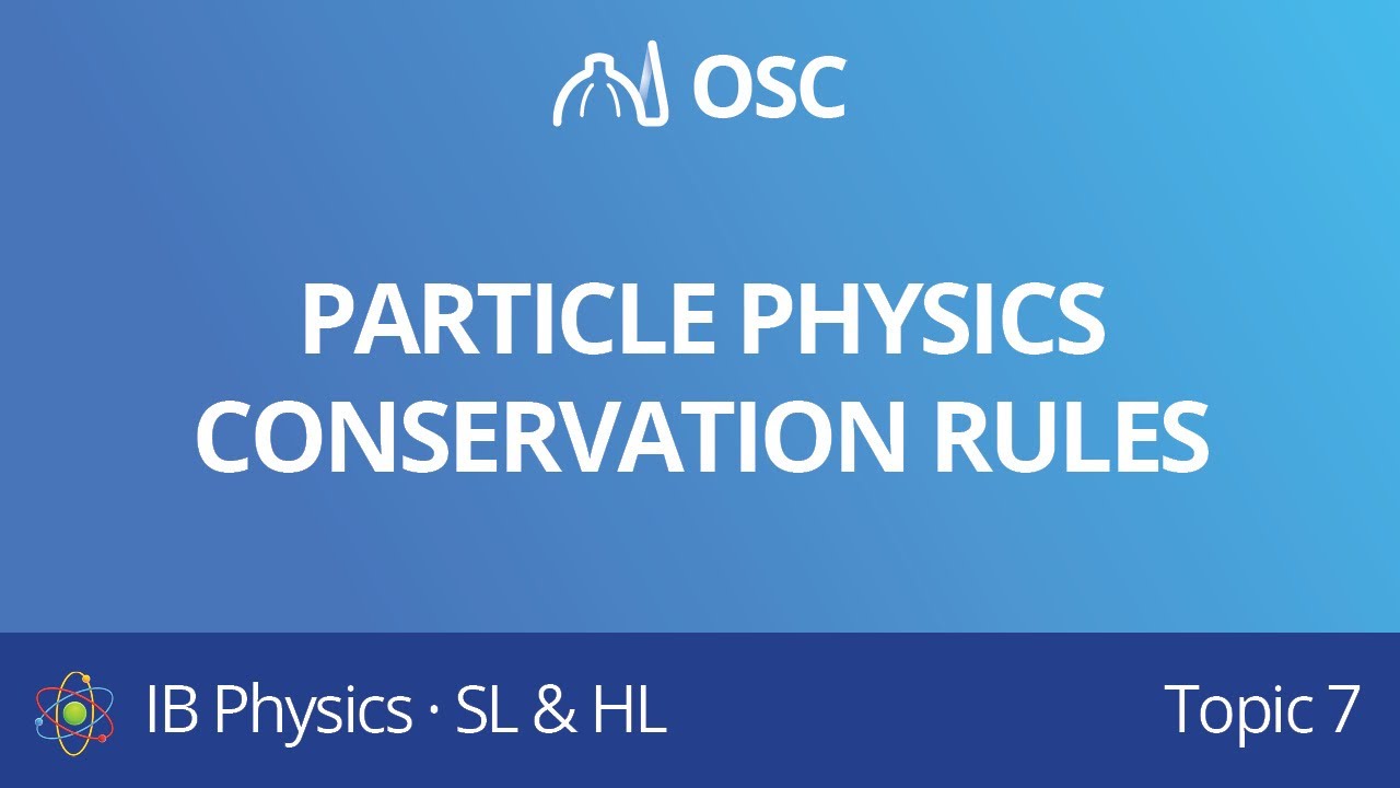 Particle physics conservation rules [IB Physics SL/HL] - YouTube