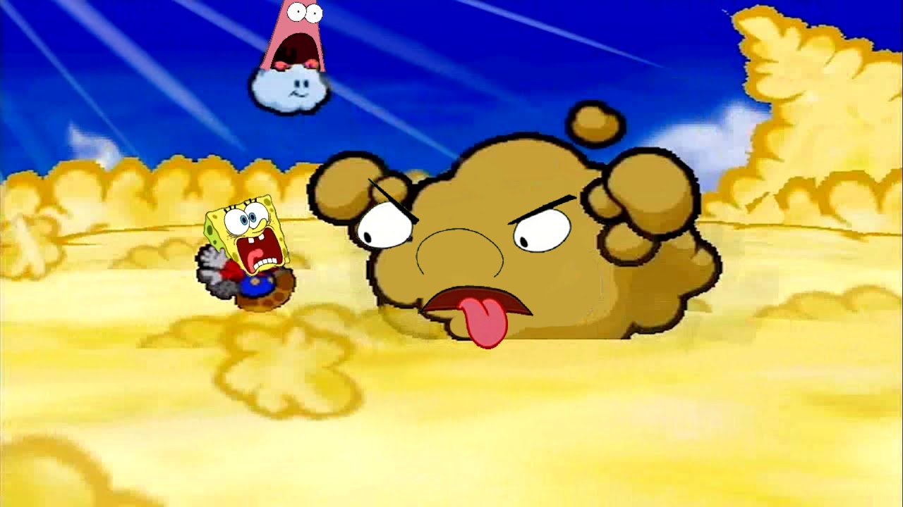 Doing the Huff n Puff (Paper Mario & Spongebob Mashup) - YouTube