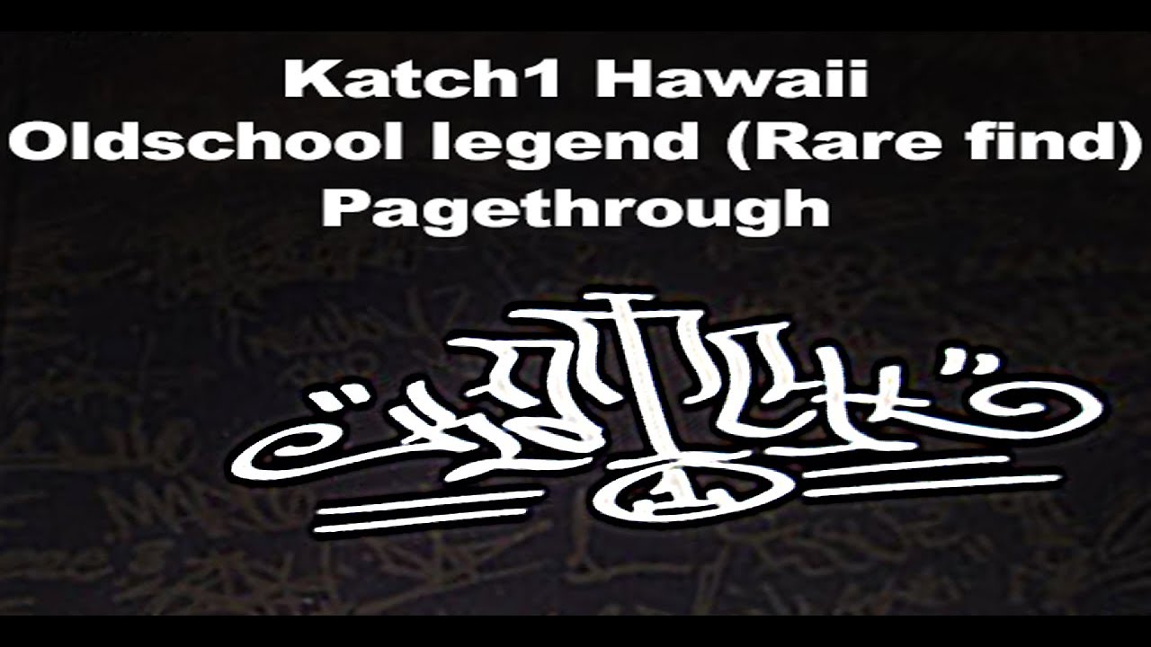 Rare Katch1 book (Hawaii) Pagethrough - YouTube