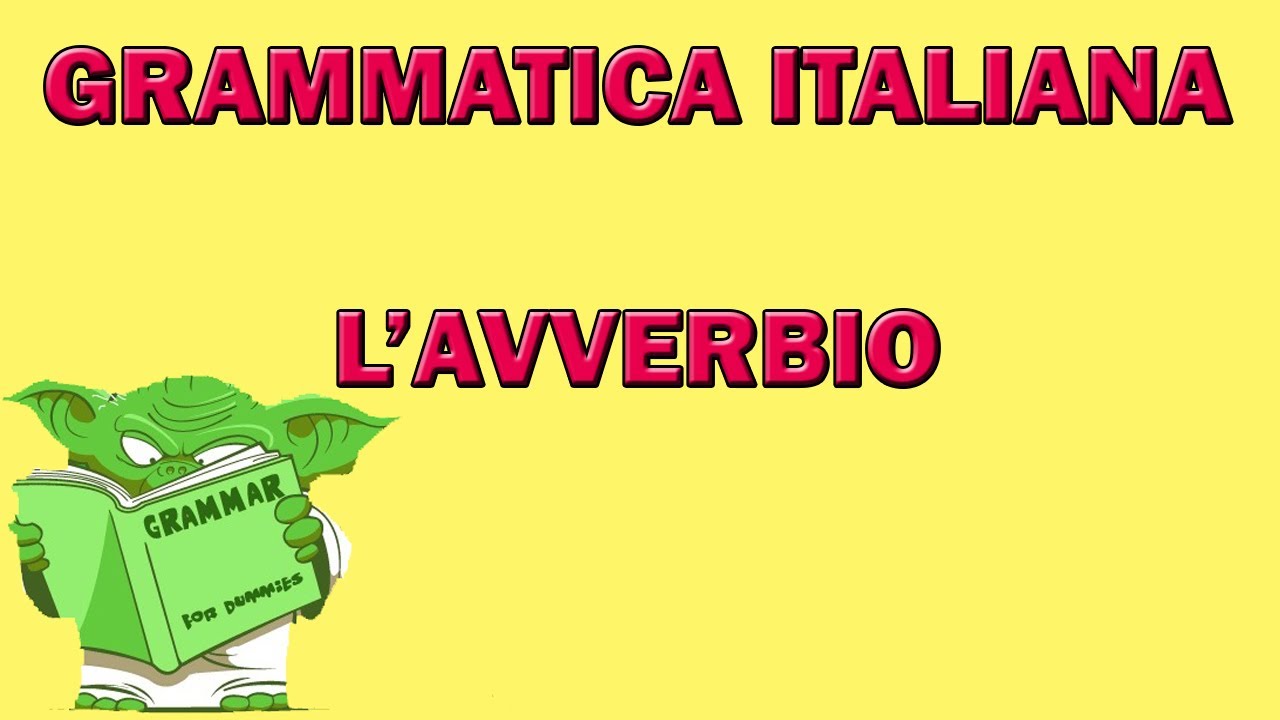 L'avverbio - YouTube
