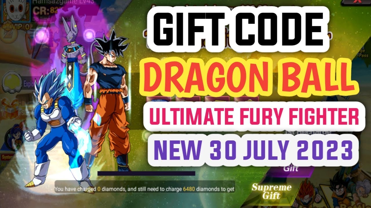 Dragonball Ultimate Reign: Z Fighterz - Fury Fighter GIFT CODE EXP : 30 ...