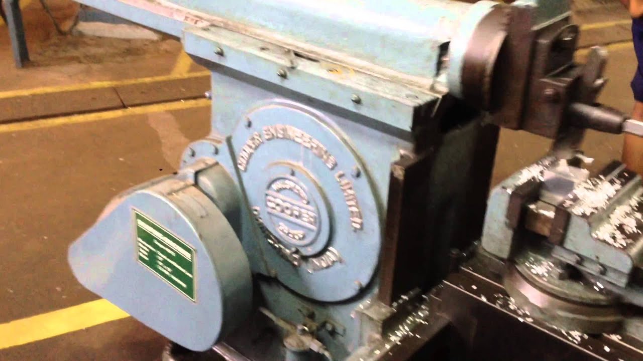 Shaper Machine Working - YouTube
