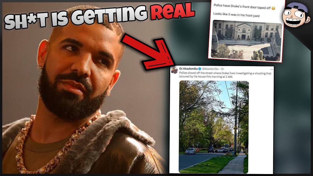 DRAKE SECURITY GUARD SHOT AT DRAKES MANSION - YouTube
