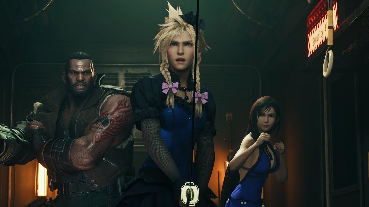 Final Fantasy VII Remake Intergrade with Mods - Train Scene (Reshade ...