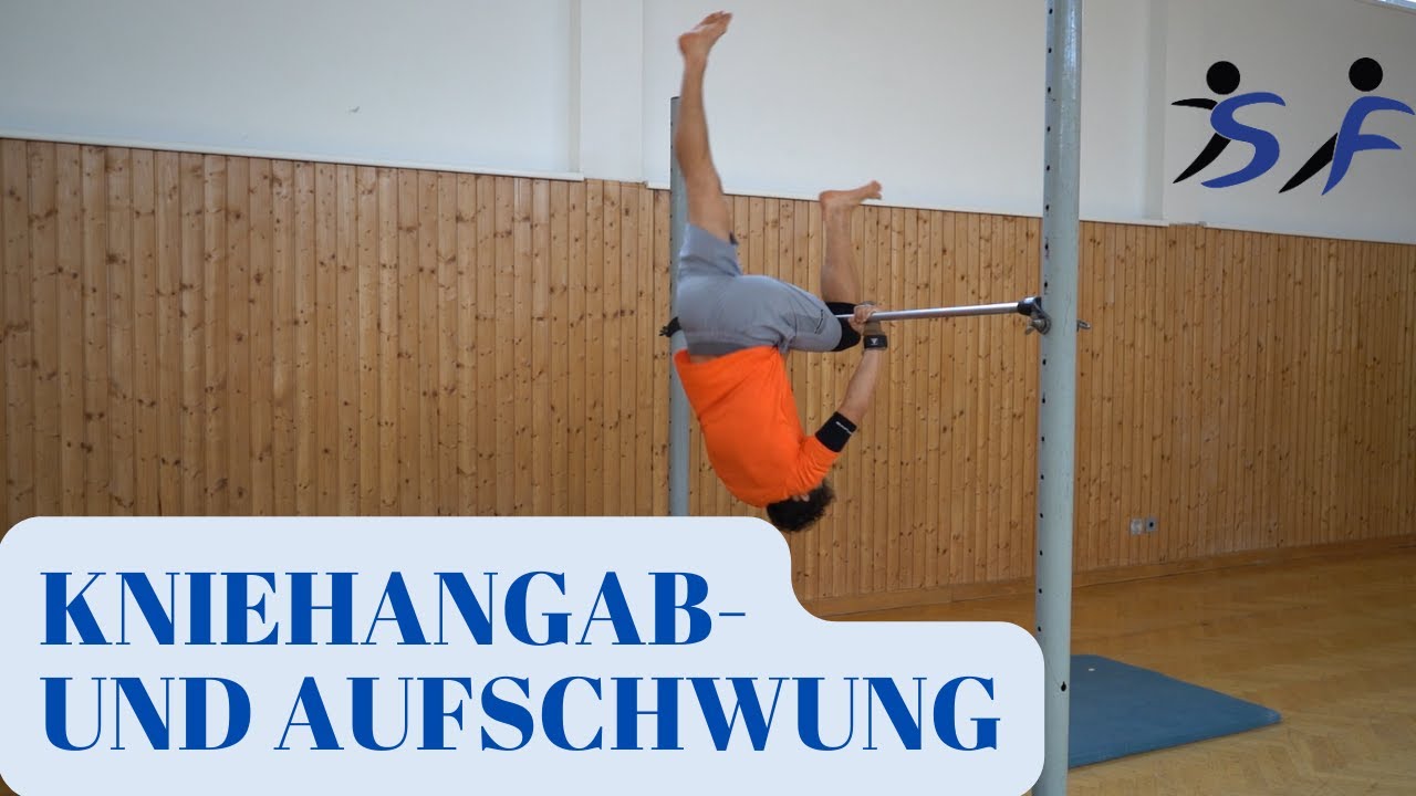 Kniehangabschwung und Kniehangaufschwung - Reck - YouTube