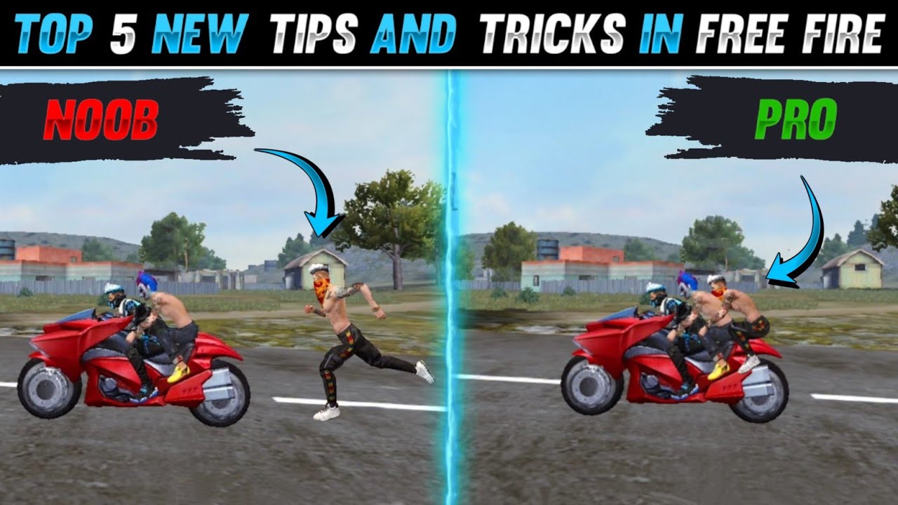 Top 5 New Tricks in Free Fire | Free Fire Tips and Tricks | Garena Free ...