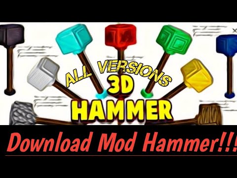 របៀបដាក់ Mod Hammer Minecraft pe all versions - YouTube