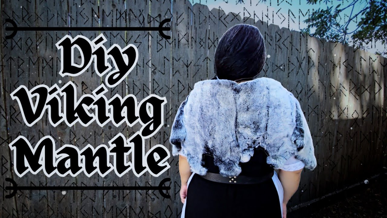 How To Make A Viking Fur Mantle Just In Time For The Renaissance Festival - YouTube