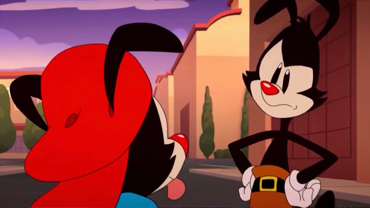 Wakko doesn’t understand the hidden metaphor behind the sketch ...