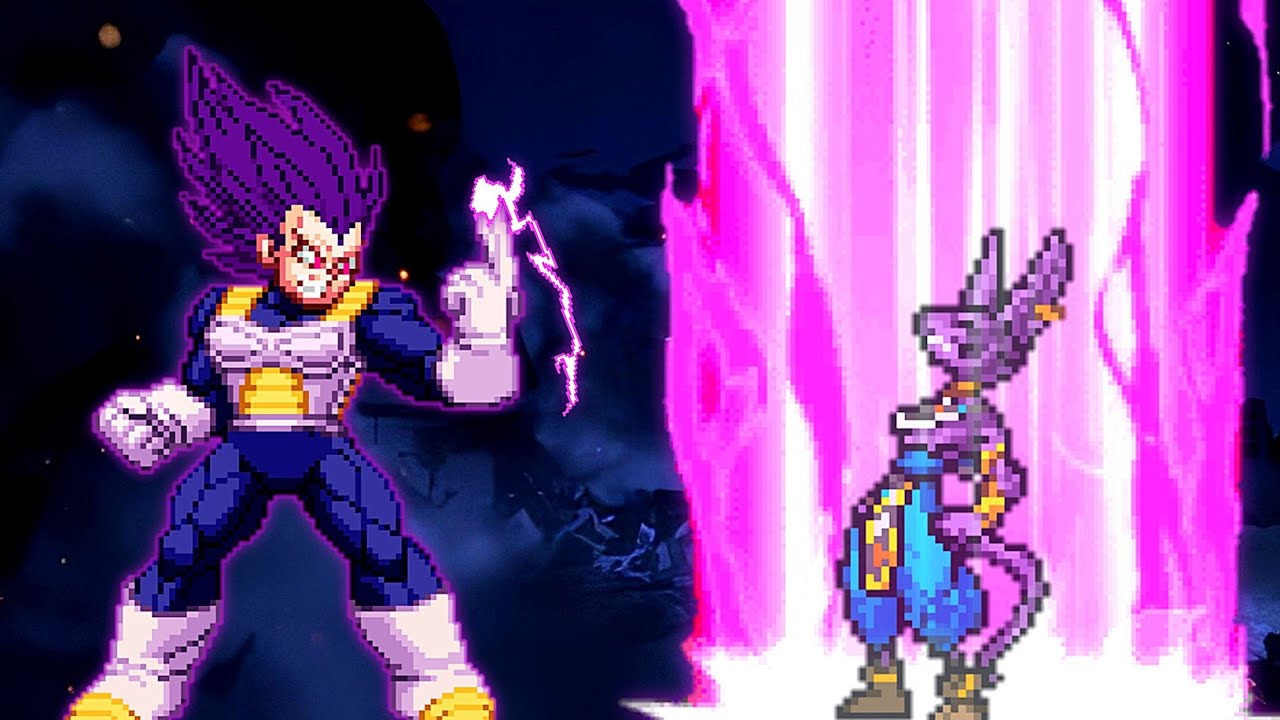 Ultra Ego Vegeta Z2i VS Beerus V4 in Jump Force Mugen - YouTube