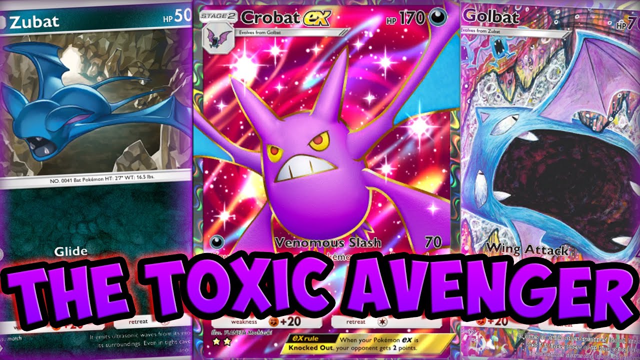 Crobat Ex DEFINES the Poison Meta | DECK SHOWCASE | Pokemon TCG Pocket ...