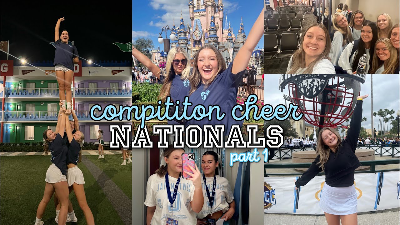 CHEERLEADING NATIONALS 🏆 at disney world!! part 1💙 - YouTube