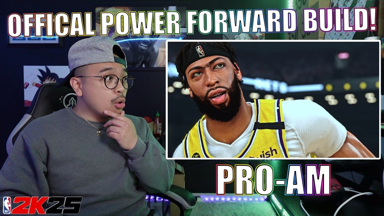 My Pro-am Team's OFFICIAL PF Build! *All Around Build | NBA 2K25 - YouTube