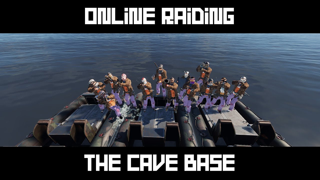 RUST - Online Raiding the Snow Cave. - YouTube