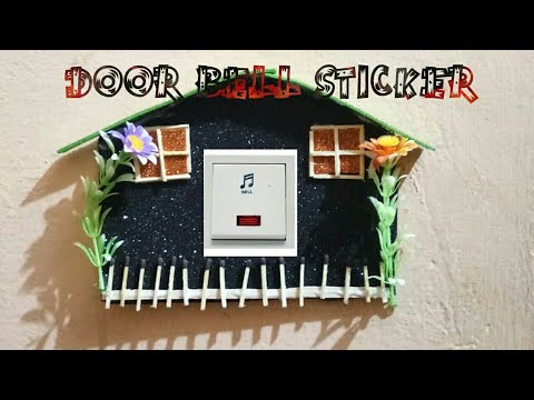 DOOR BELL STICKER //DOOR BELL DECORATIONS IDEA - YouTube
