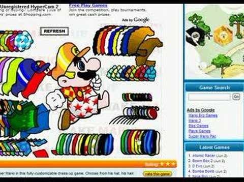 dress up mario - YouTube