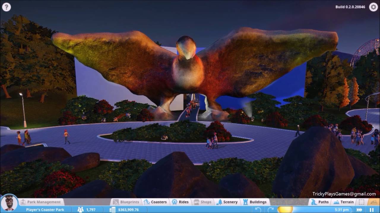 Planet coaster - Vogelrock (inspired by Vogelrok Efteling) - YouTube