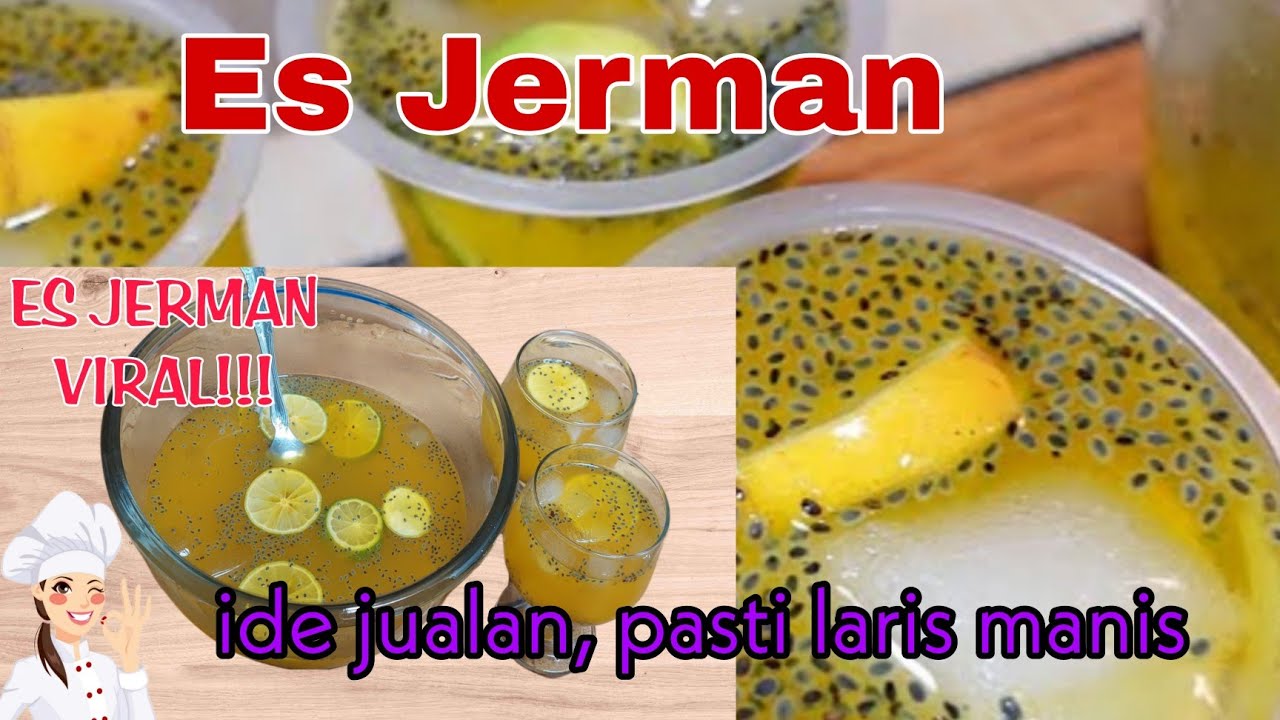 Es Jerman 2022 !!! Lagi Viral di Tiktok minuman ini bikin banjir duit ...