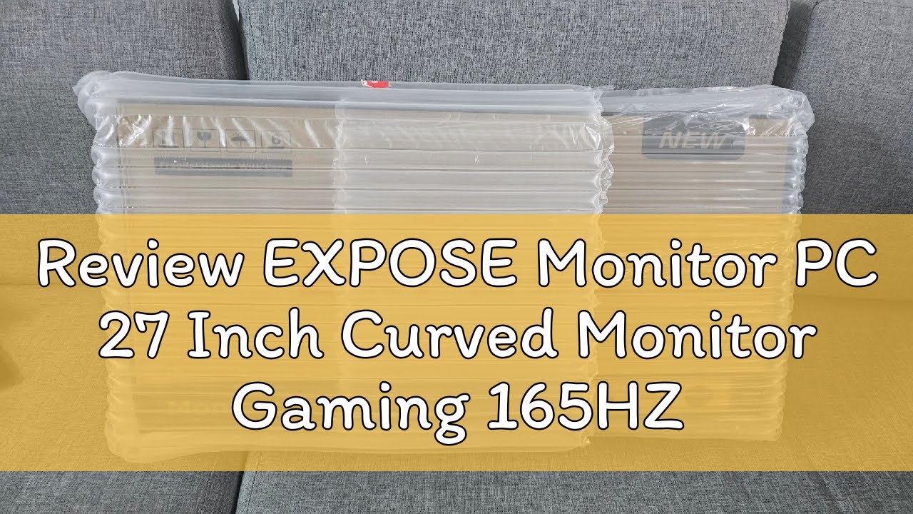 Review EXPOSE Monitor PC 27 Inch Curved Monitor Gaming 165HZ 24Inch ...