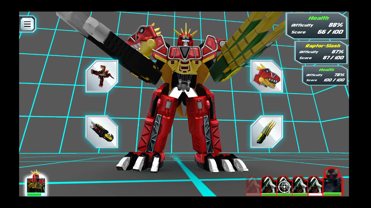 Power rangers dino charge game power rangers vs Monster part 21 - YouTube