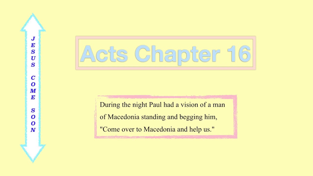 The Book of Acts Chapter 16, Audio Bible (NIV). - YouTube