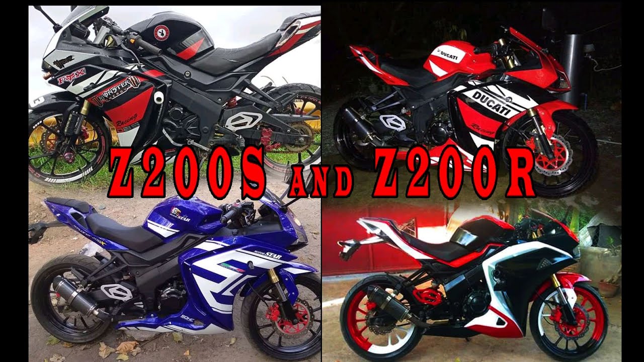 MOTORSTAR Z200S AND Z200R Compilation - YouTube