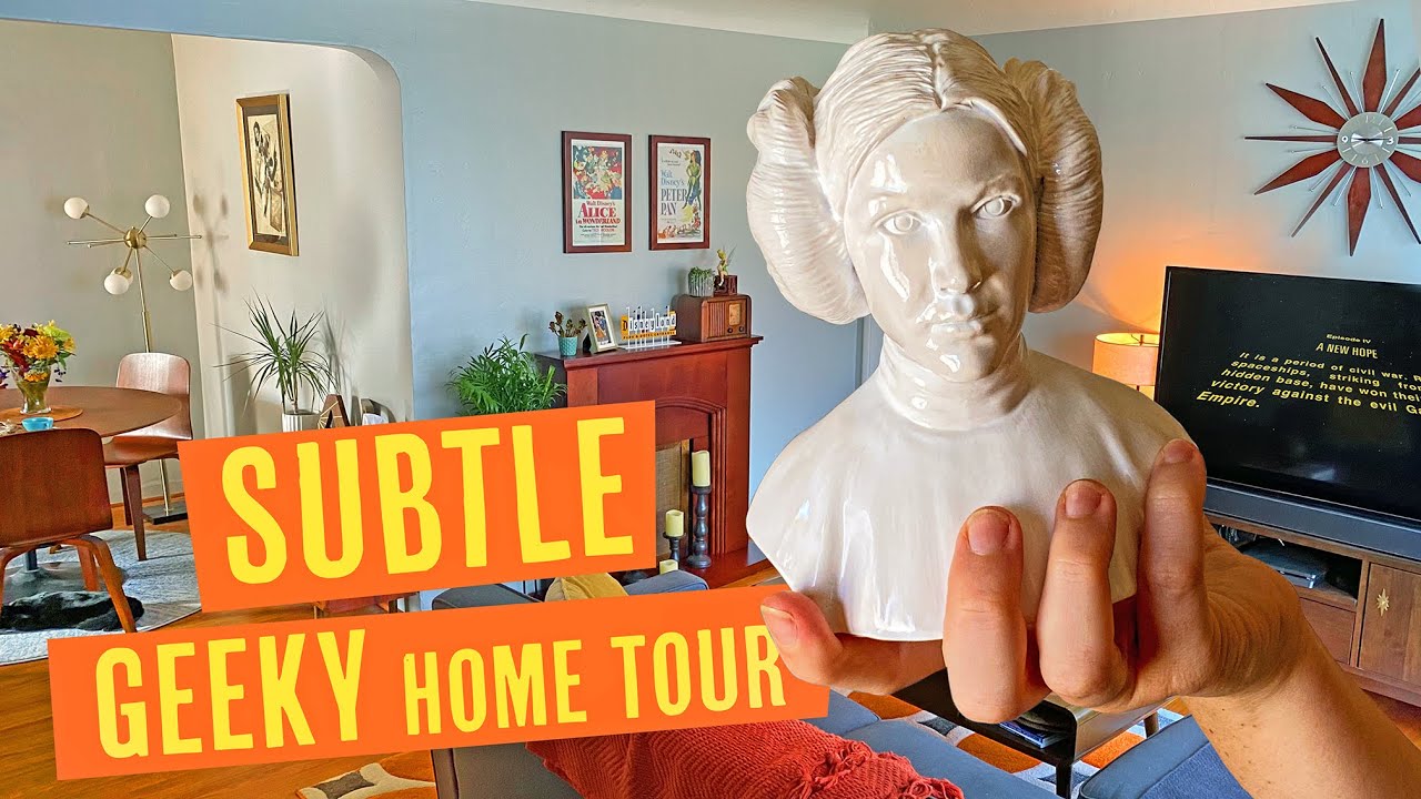 Star Wars + Mid Century Modern?! HOME TOUR & Décor Unboxing - YouTube
