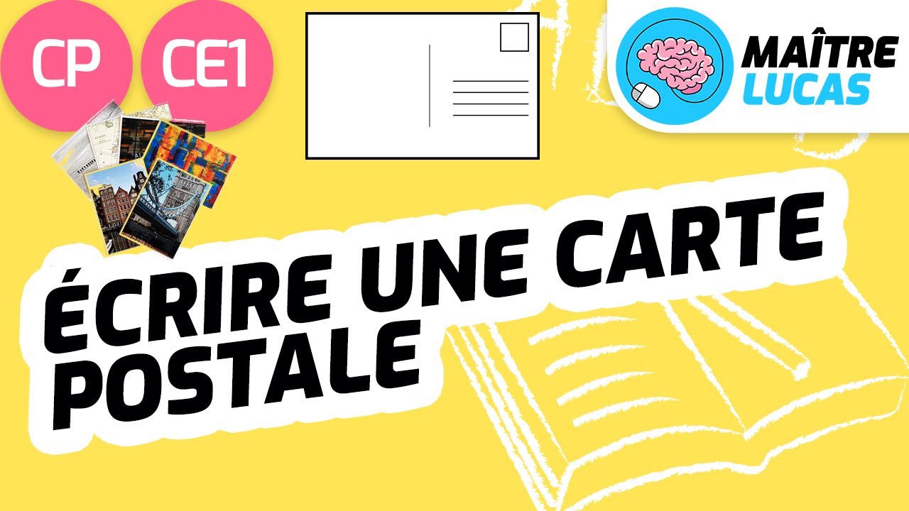 Écrire une carte postale CP - CE1 - Itinéraire d'une lettre - Français ...