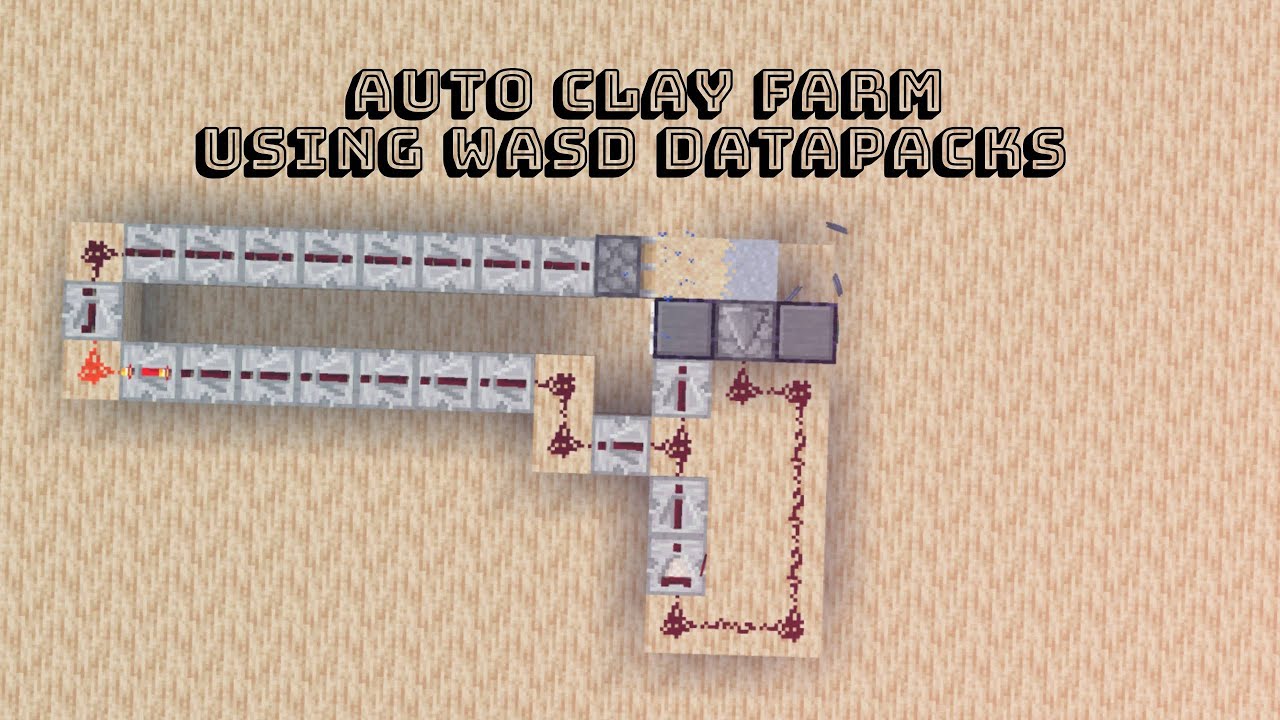 Auto Clay Farm Using WASD datapacks - YouTube