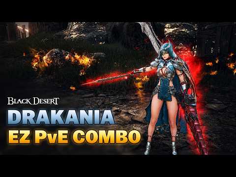 Drakania Awakening FINALLY Has an Easy PvE Combo! | Black Desert