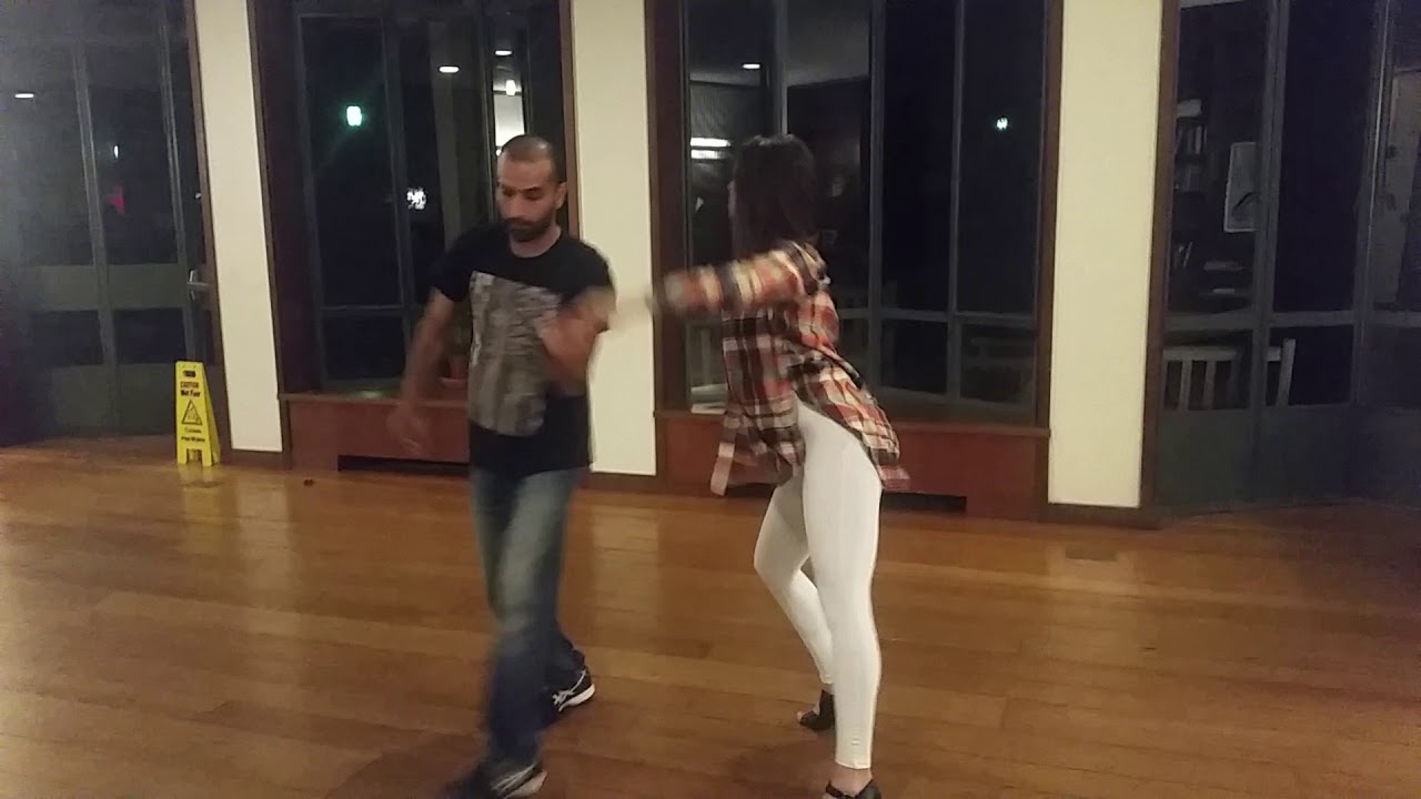 Salsa On2 Intermediate Turn Pattern Partnerwork by Dhiraj and Sheena #90 - YouTube